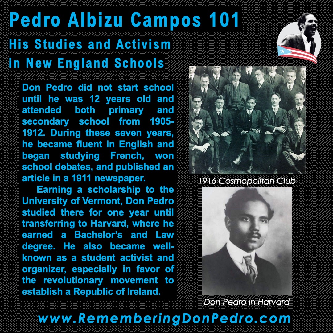 Dr. Pedro Albizu Campos 101 (Infographic) – Remembering Don Pedro
